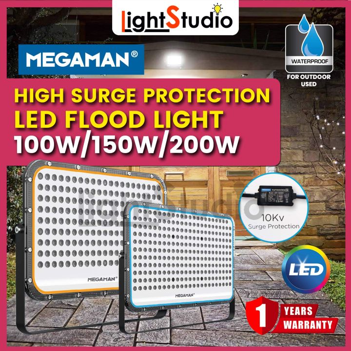 【NEW】Megaman High Strong Surge Protection LED Flood Light ZDL3029 l ...