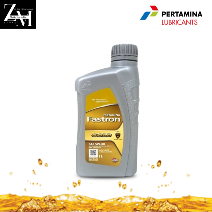 OLI FASTRON GOLD 5W 30 1 Liter 100% ASLI PERTAMINA | Lazada Indonesia