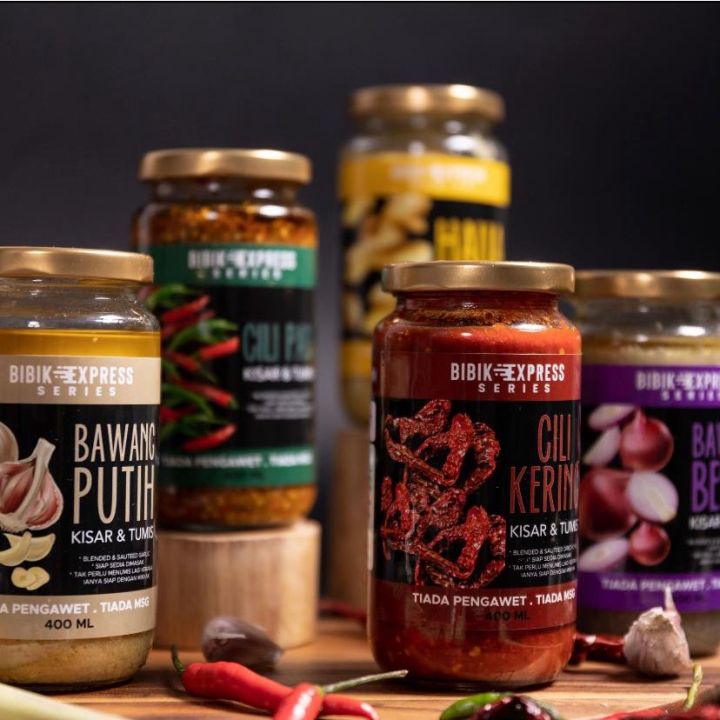 BIBIK EXPRESS SERIES Rencah Masakan Bawang Besar / Bawang Putih / Cili ...