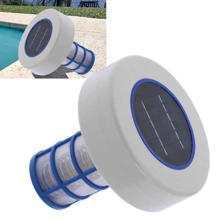 (BEYX) Solar Powered Pool Ionizer Disinfection Tools Cleaner Swimming ...