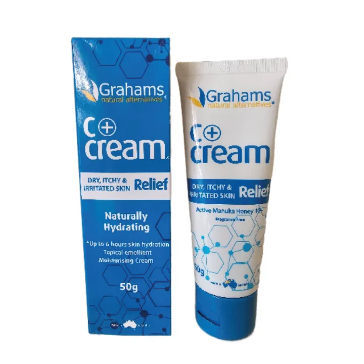 Grahams C+ Cream - Naturally formulated cream for relief of dry, itchy ...