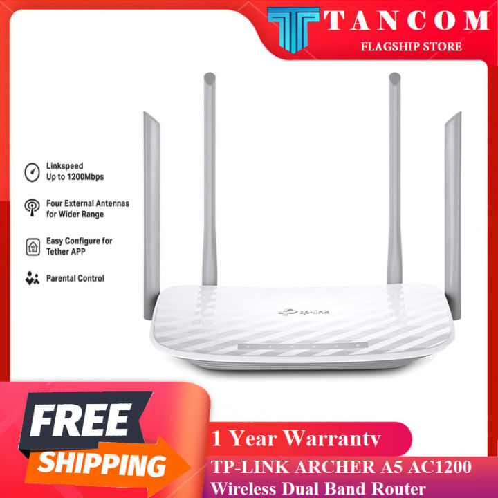 TANCOM TP-Link Archer A5 AC1200 Wireless Dual Band Router | 2.4G & 5G ...