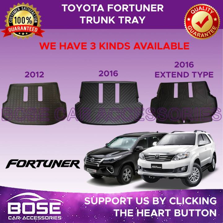 Car Trunk Tray for Toyota Fortuner 2012 2013 2014 2015 2016 2017 2018 ...