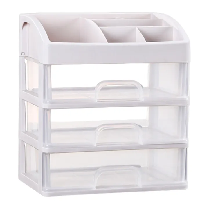 Open Top Storage Container Large Capacity Multi-layer Desk Organizer ...