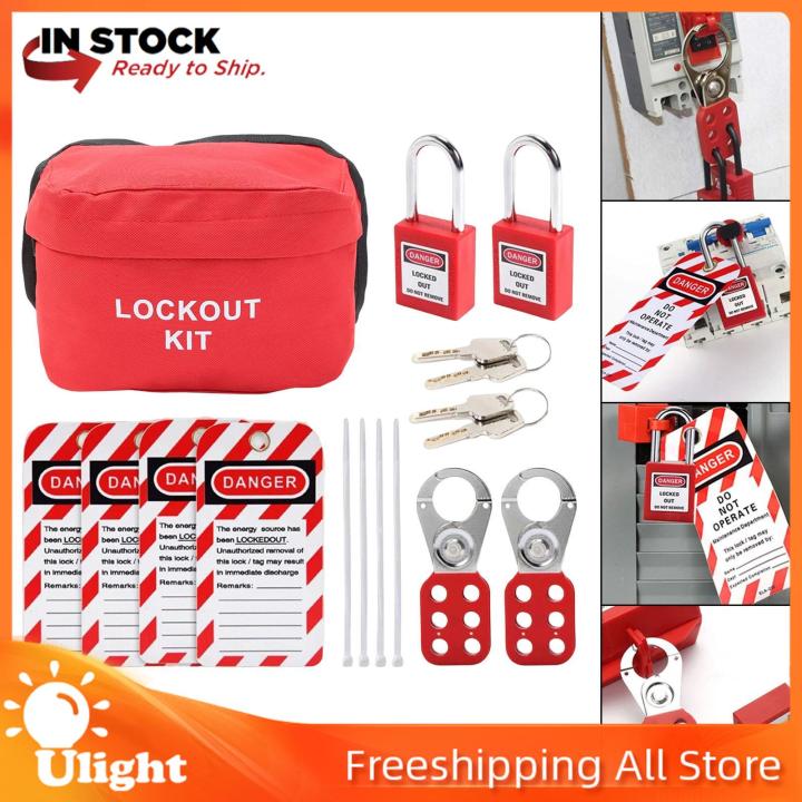 Ulight Electrical Lockout Kit - Hasps, Clamp on and Universal Multipole ...