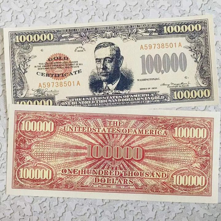 【Factory-direct】 100000 Dollars Old Money Paper Bills 1934 One Hundred ...