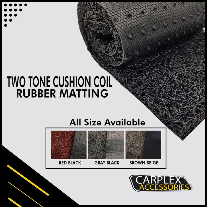 【USCXA】 Coil spaghetti noodle Loop car matting with spike backing car ...