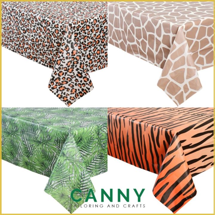(1pcs) Alas Meja Haiwan / Animal Theme Table Cloth Cover for Jungle ...