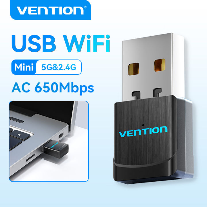 Vention USB wifi adapter 5Ghz&2.4GHz Dual-Band wifi antenna for Pc ...
