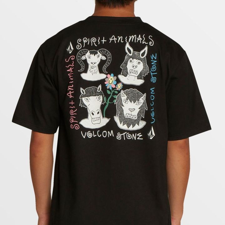 Volcom เสื้อยืด SURF VITALS ANIMAL SS TEE | Lazada.co.th