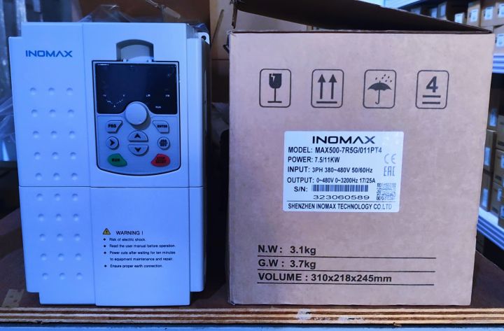 Frekuensi Inverter INOMAX MAX500 Power 7.5KW (10HP) Input/Output ...
