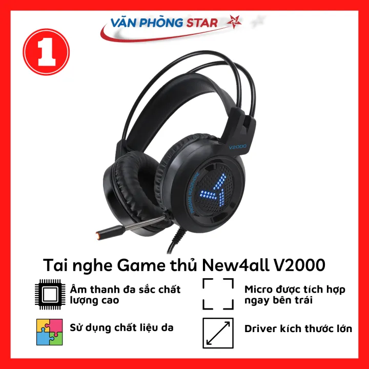 Tai nghe Game thủ New4all V2000 | Lazada.vn