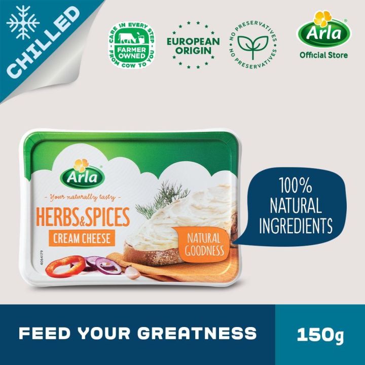 Arla Herbs & Spices Cream Cheese 150g | Lazada PH