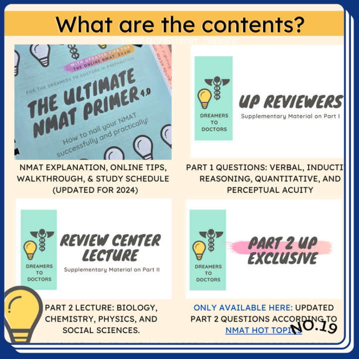 BookNMAT REVIEWER 2024 (THE ORIGINAL ULTIMATE) (with Online Tips, and NMAT Google Drive)Teaching ...