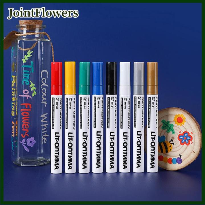 JointFlowers 12 Colors Erasable Whiteboard Marker Hight Capacity Ink ...