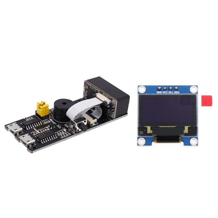 Qr 1d 2d Code Scanner V3 0 Barcode Scan Recognition Module With 0 96 Inch Iic I2c Serial Gnd