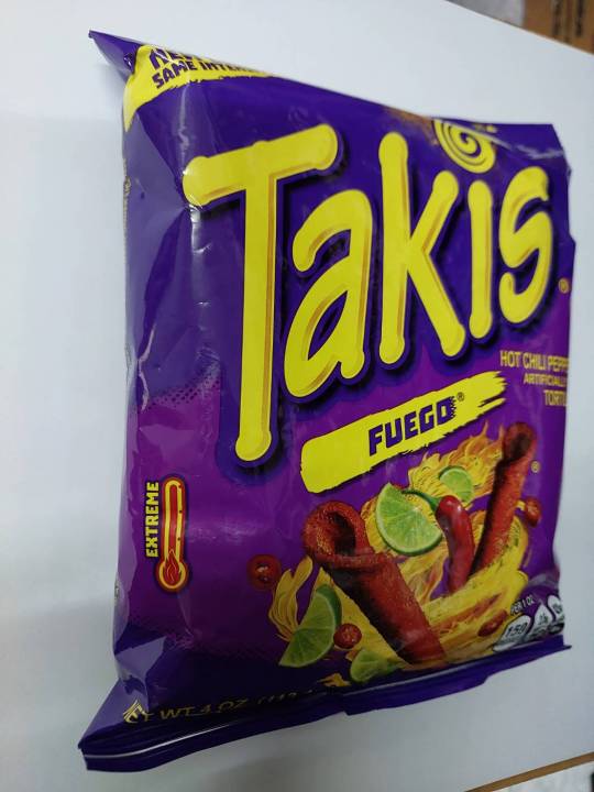 (พร้อมส่ง)ขนมเผ็ดTAKIS FUEGO และ Takis STix Fuego มี 2 ขนาดให้เลือก Hot ...