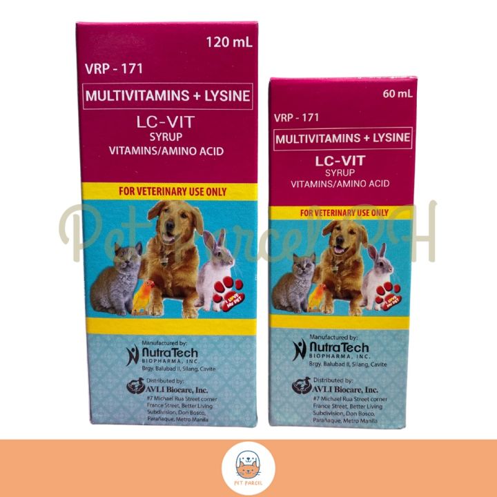 LC Vit Multivitamins Syrup for Pets 60ml and 120ml | Lazada PH