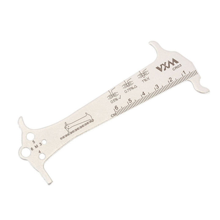 Bike Chain Wear Indicator Ruler Cycling Chains Gauge Measurement ...