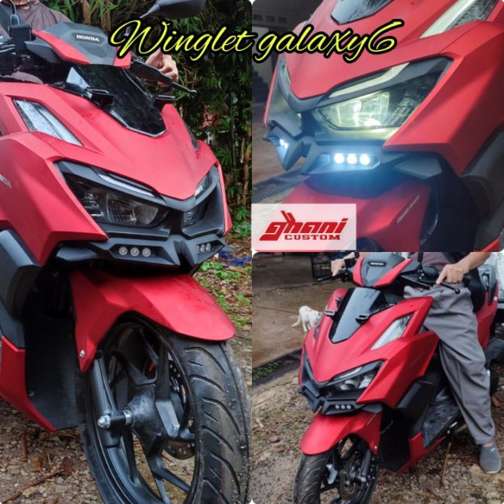 Winglet Galaxy6 Honda Vario160 Click160 Original dan lampu led | Lazada ...