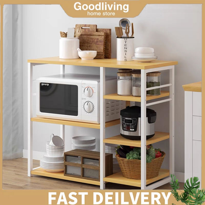 Simple Steel Storage Rack 3/4 Tiers Home Storage Multi-purpose Steel ...