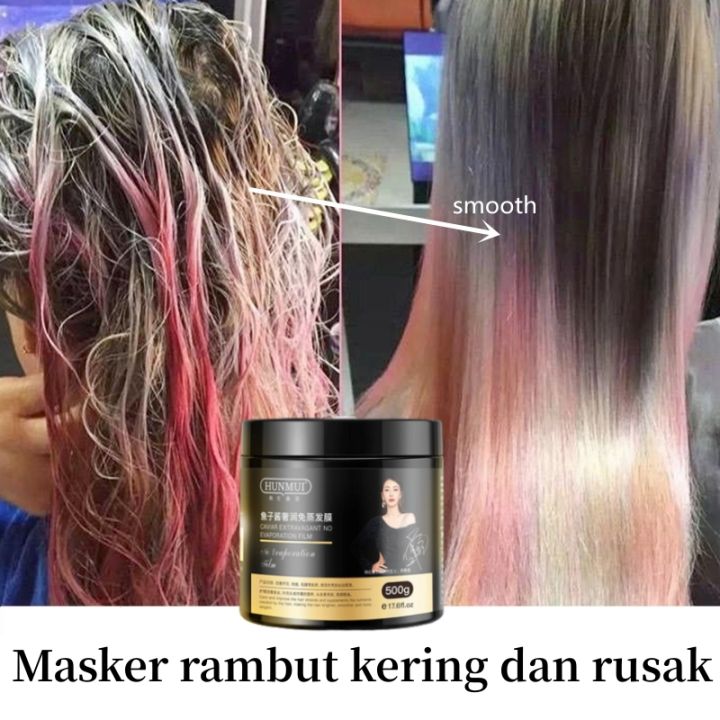 krim rambut lurus Hair straightener cream Keratin hair treatment ...