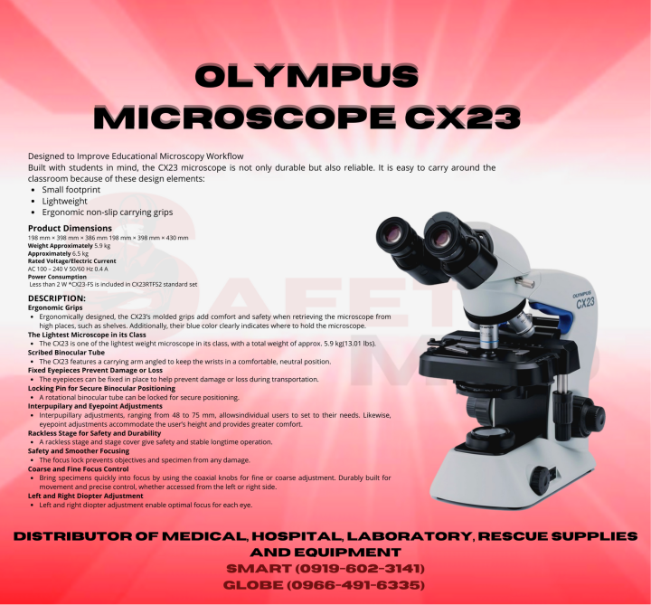 OLYMPUS MICROSCOPE CX-23 | Lazada PH