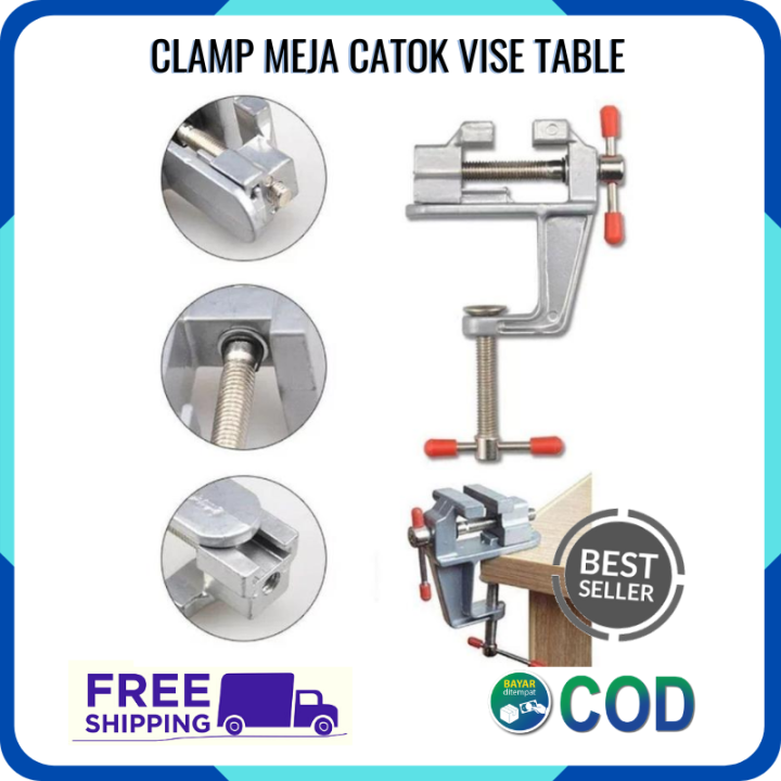 Alat Jepit Clamp Meja Catok Vise Table Kerajinan Seni Perhiasan ...