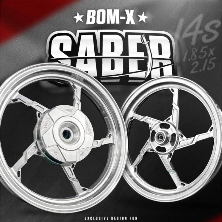 Bom Rangsit BomX Saber Cnc Mags Click 125/150 Aerox V1/V2 Mio 125/M3 ...