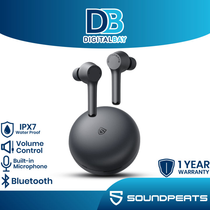 SoundPEATS Mac Bluetooth 5.0 Type-C Quick Charge Deep Bass Wireless ...