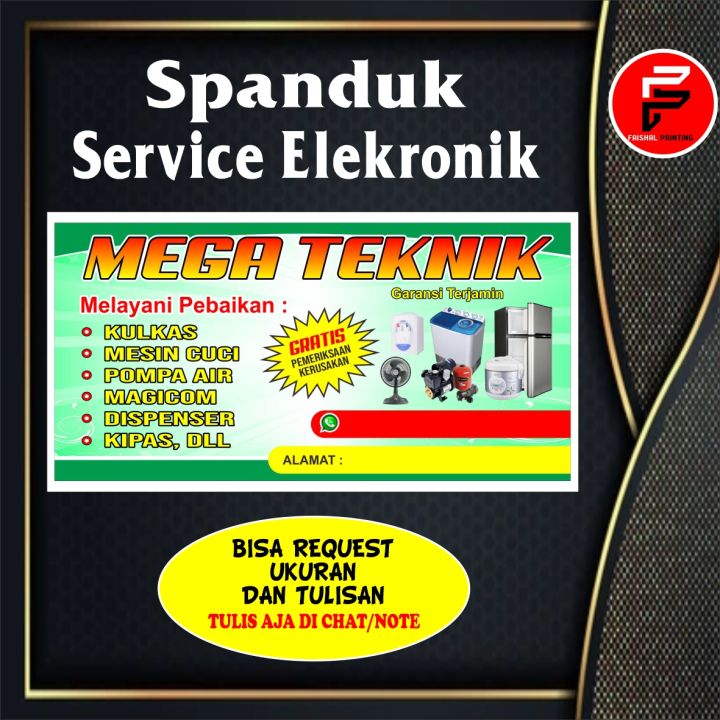 Spanduk Service Elektronik / banner Service Elektronika / spanduk ... Spanduk Service Elektronik / banner Service Elektronika / spanduk ...
