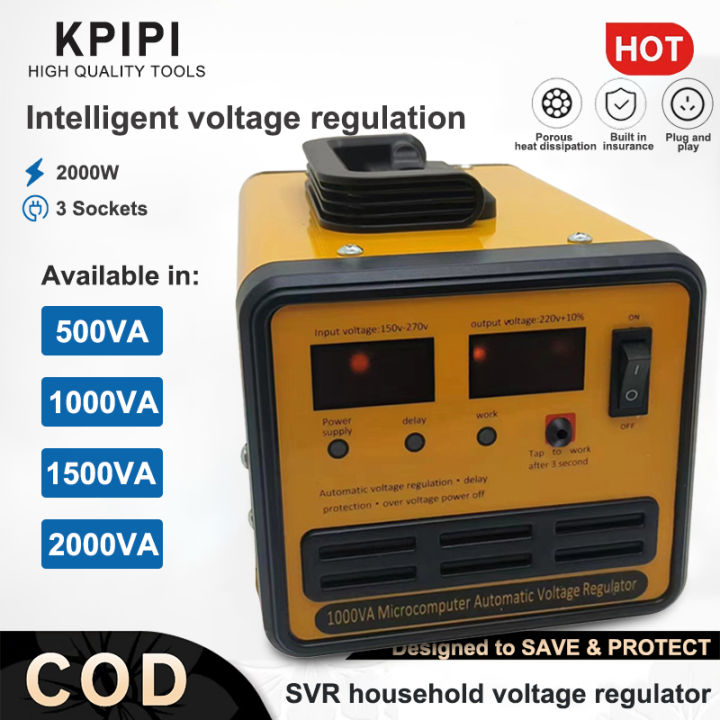 Automatic Voltage Regulator 2000watts AVR Power Supply Surge Protection ...
