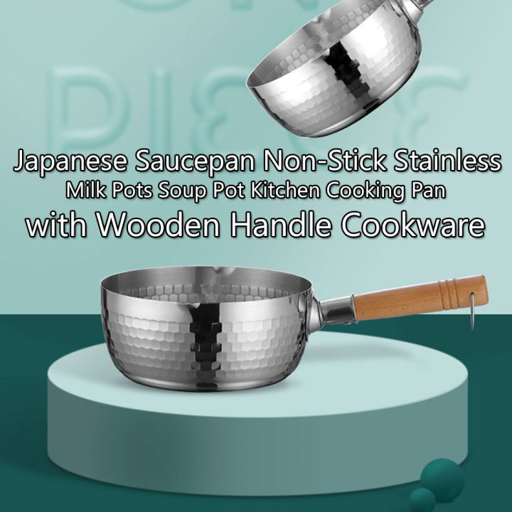 ( E HOMES ) - Japanese Saucepan Non-Stick Stainless Steel Milk Pots ...