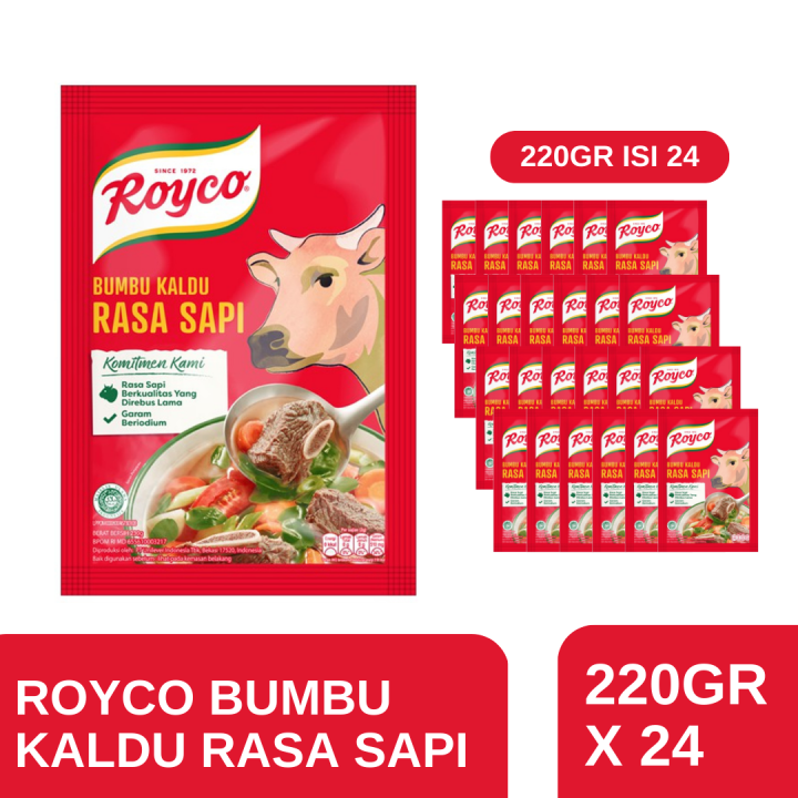 Royco Kaldu Sapi 220G isi 24 (1 Carton) | Lazada Indonesia