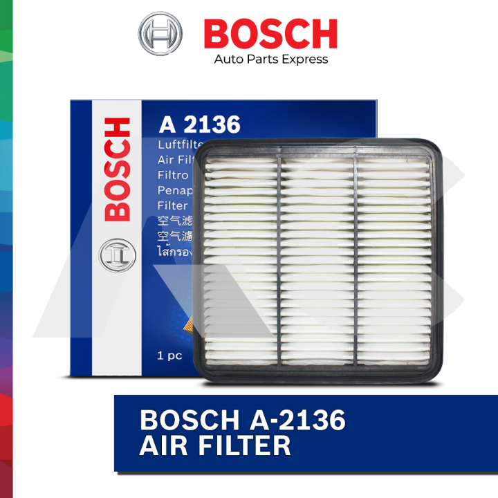 BOSCH AIR FILTER A2136 (A1517 / FAS-8930) FOR MITSUBISHI MONTERO SPORT Di-D 2008-2015 | Lazada PH