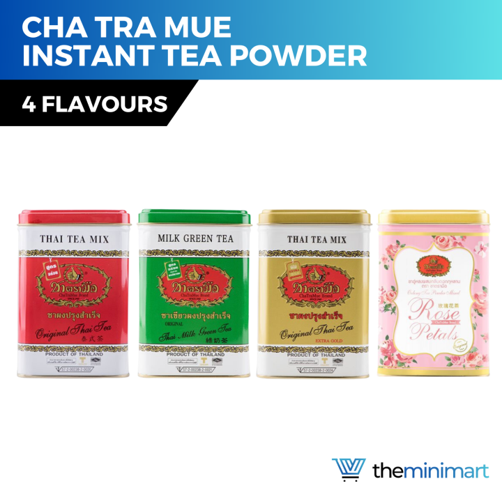Cha Tra Mue Instant Tea Powder Original Thai Tea Milk Green Tea Rose ...