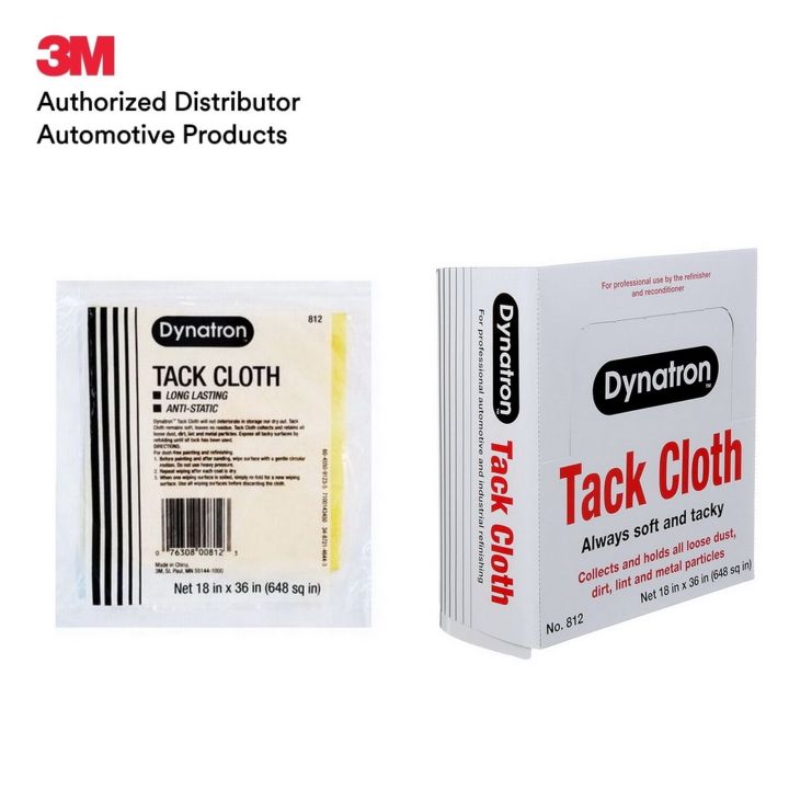 3M™ Dynatron Tack Cloth 812 (12 pcs) ผ้าเหนียวไดนาดรอน สีเหลือง ...