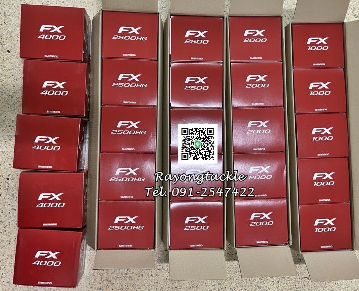 รอก SHIMANO FX เบอร์ 1000/2000/2500/4000 (Black Gold) & รุ่นแถมเสากัน ...
