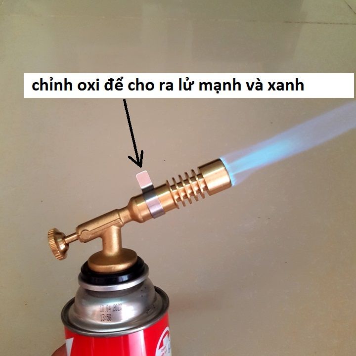 Đèn khò gas 1300 độ bằng đồng nguyên khối độ bền cao - đèn khò ga mini ...
