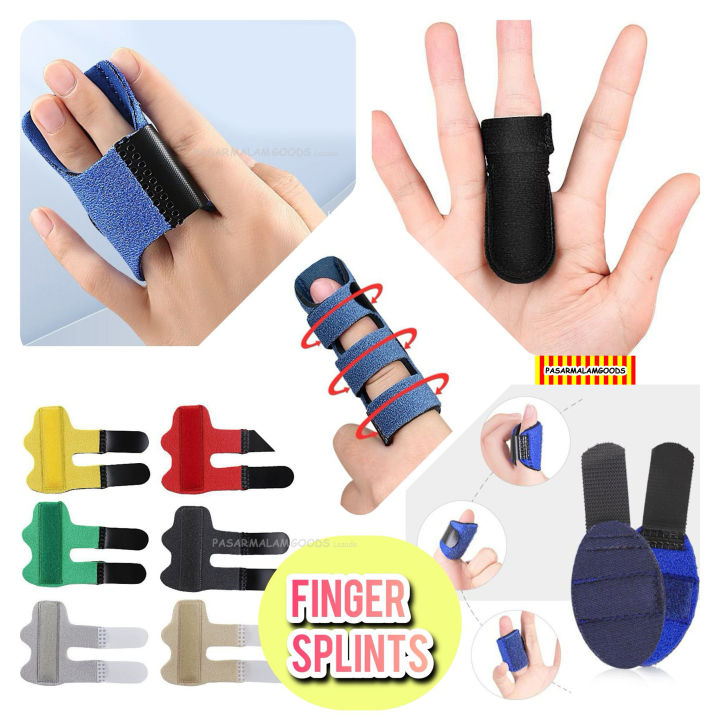SG Ready Stocks - 2pc Finger Splint Trigger Straightener Corrector ...