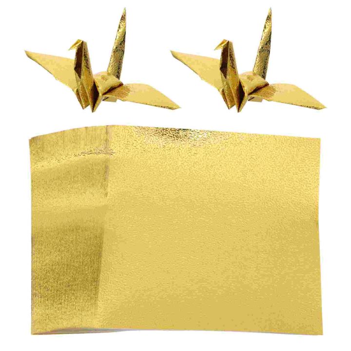 Paper Origami Folding Square Diy Pearl Small Silver Sheet Coatingcranes ...
