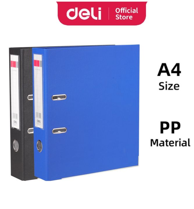 Deli File E39594 Lever Arch File A4 Size High-Quality Lever Ring PP ...