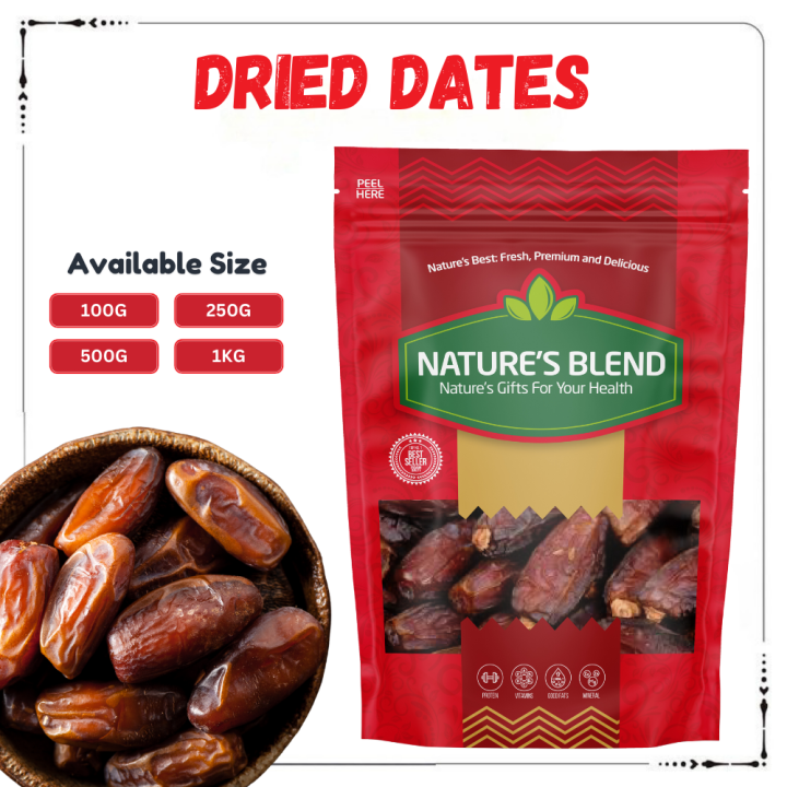 Dried Dates | Premium Quality Unsweetened 100g - 1kg | Lazada PH