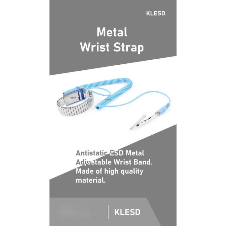 Metal Anti-Static Wrist Strap/ ESD Wrist Strap - klesd | Lazada