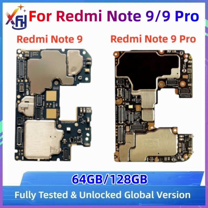 Motherboard For Xiaomi Redmi Note 9/9 Pro Mainboard Original Unlocked ...