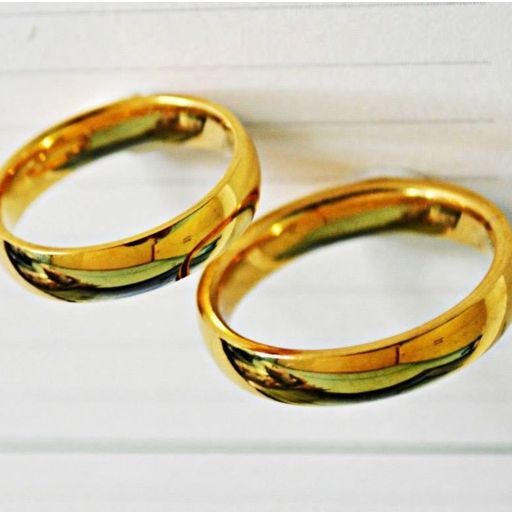 couple ring non fade gold 18k wedding ring engagement ring | Lazada PH