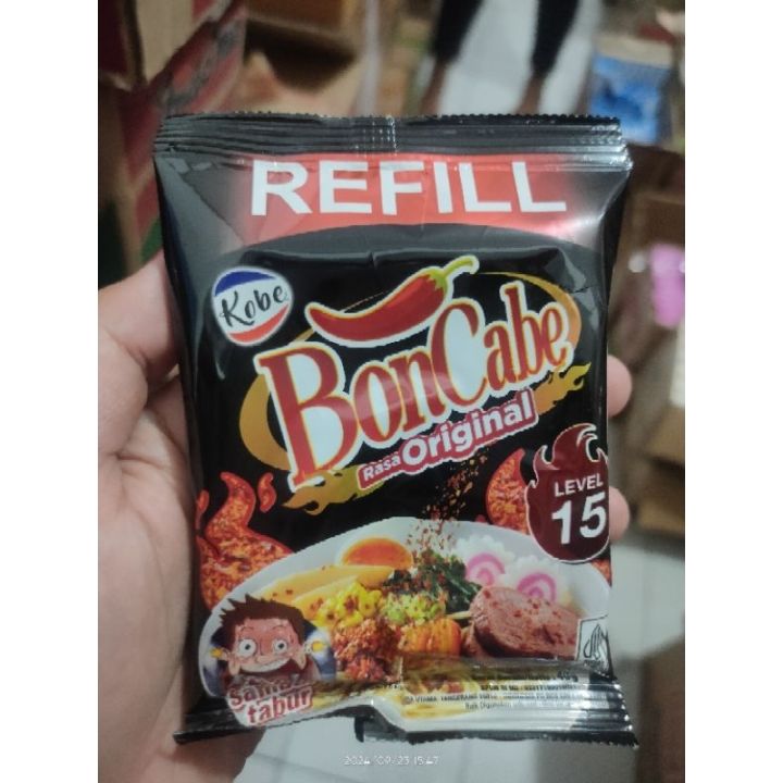 Bon Cabe Level 15 Refill 40gr - Bon Cabe Rasa Original | Lazada Indonesia