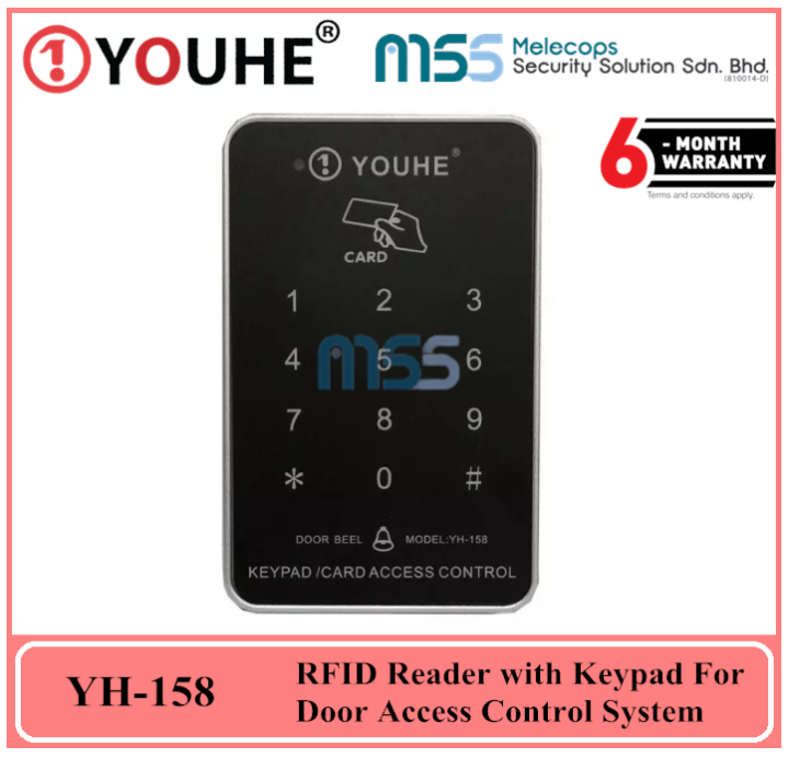 YOUHE YH-158 RFID Reader with Keypad for Door Access Control System ...