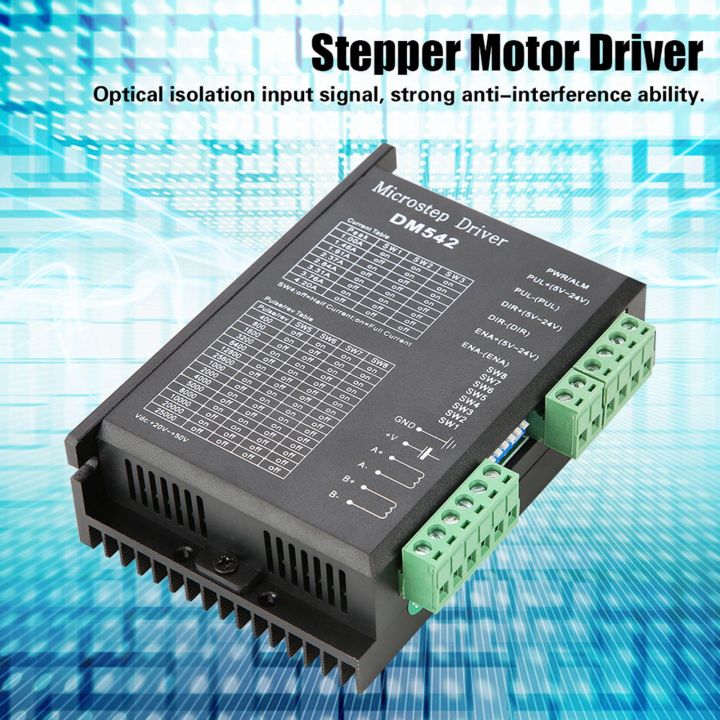 DM542 2-phase Stepper Motor Driver 57/86 Series Stepping Motor Driver 18-48VDC Peak 4.2A | Lazada PH