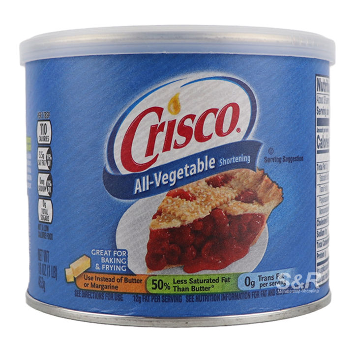 Crisco All-Vegetable Shortening 453g | Lazada PH